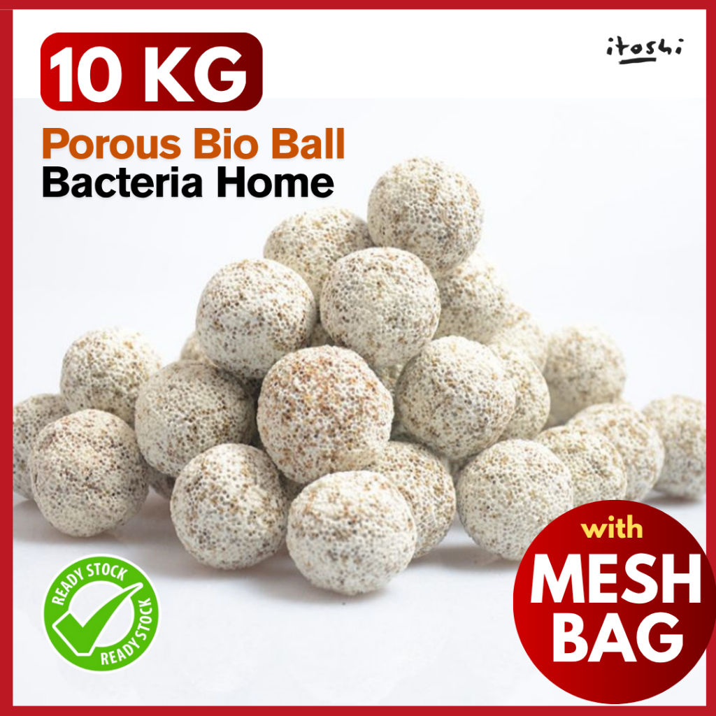 ITOSHI 1 Guni Bio Sphere Large Bio Filter Ball Aquarium Bio Filter ...