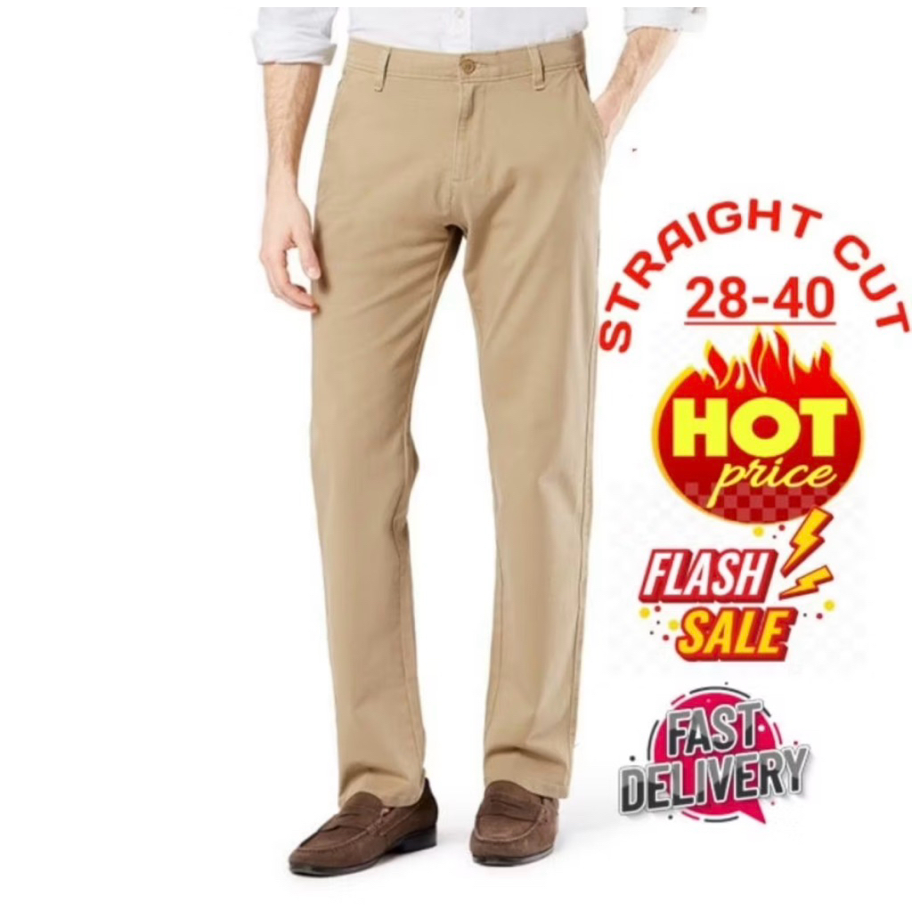 Straight Cut Seluar Slack Ready Stock Malaysia size 28 to 40 fast ...