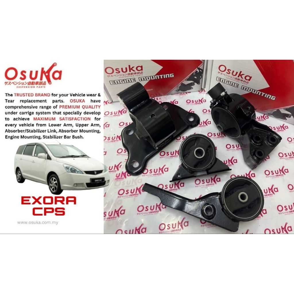 OSUKA ENGINE MOUNTING KIT AUTO , PROTON EXORA CPS | Shopee Malaysia