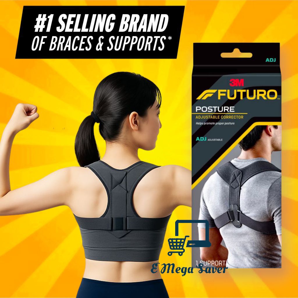 3M Futuro Adjustable Posture Corrector 1's | Shopee Malaysia