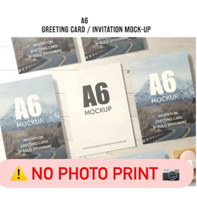 (One sided) A6 A5 CARD PRINTING | 260gsm ART CARD | wedding card ...