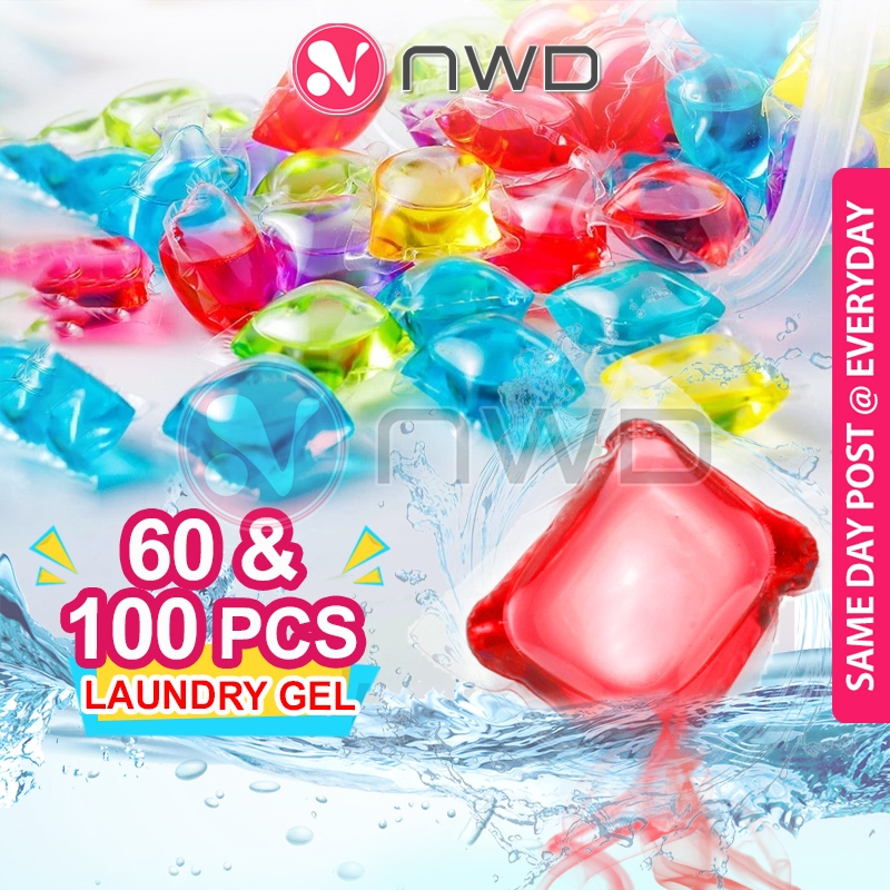 𝗗𝗘𝗘𝗣 𝗖𝗟𝗘𝗔𝗡 》60/100/300pcs Laundry Gel Beads Liquid Cloth Cleaner ...