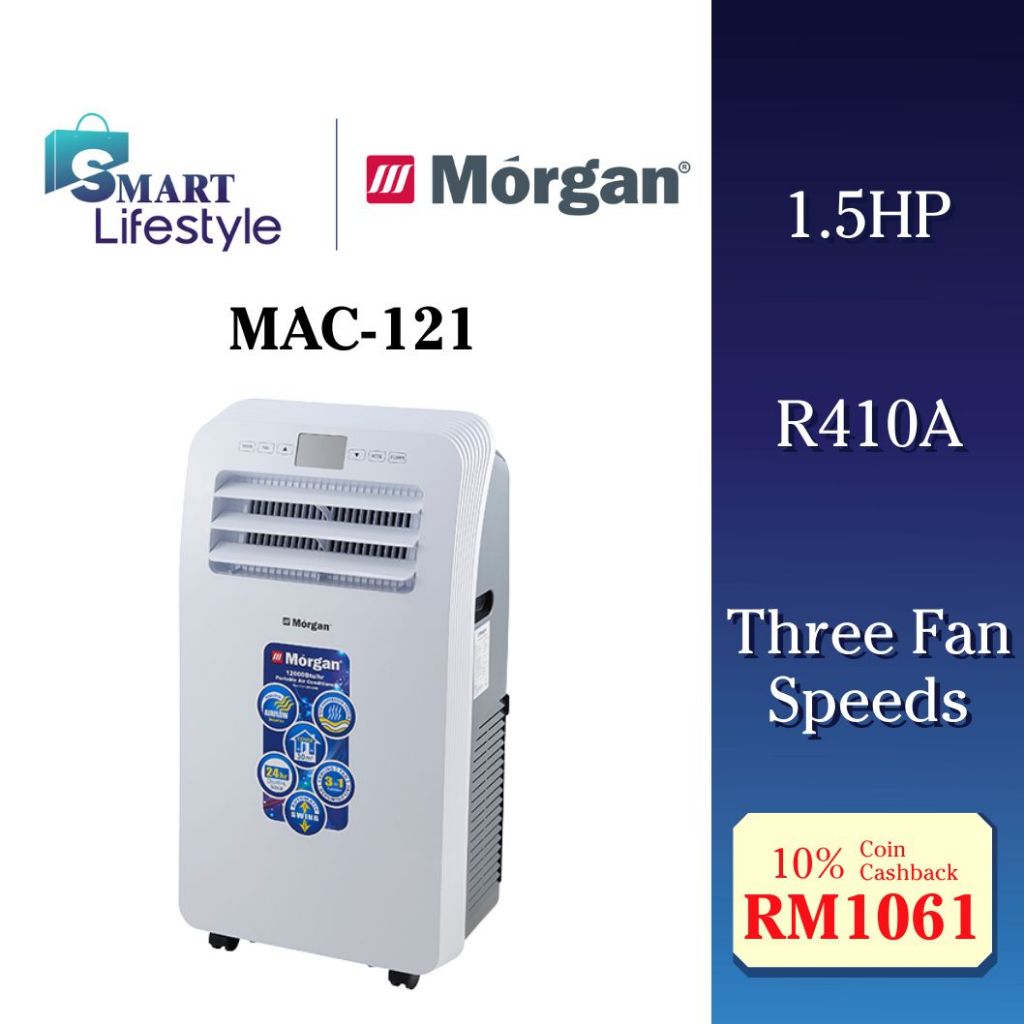 Morgan 1.5HP Portable Air Conditioner MAC-121 / Pensonic 1.5HP PPA ...
