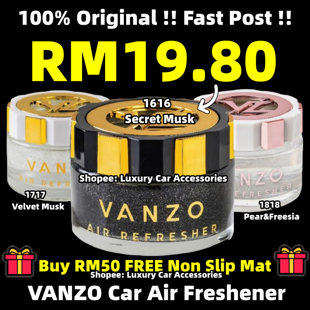 🔥100%Original原装正品🔥VANZO Smart Car Diffuser Refill Stitch Vanzo Car ...