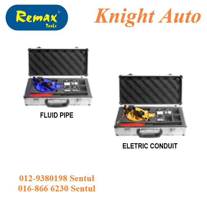Remax CONDUIT PIPE / FLUID PIPE MANUAL RATCHET GI PIPE DIES SET ½”, ¾”, 1”, 1-1/4” RATCHET PIPE ...