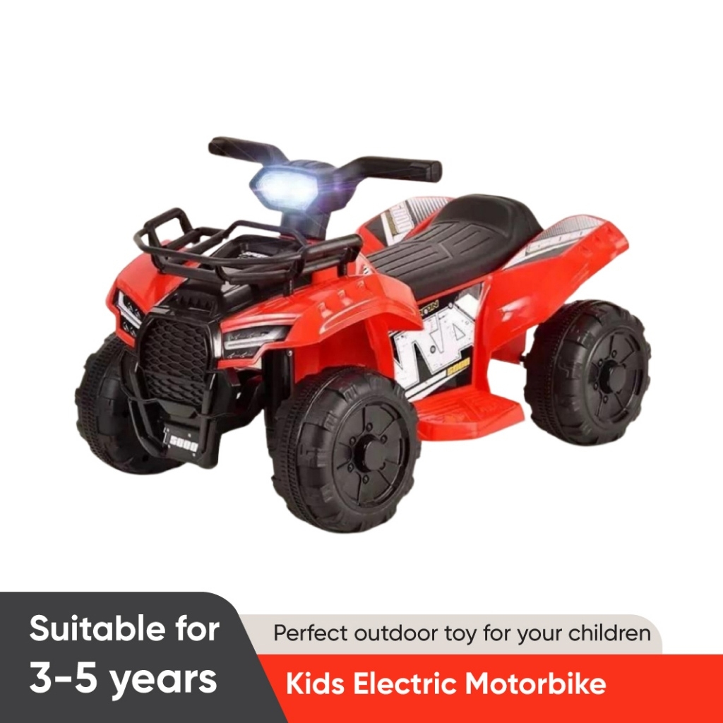 Kids Electric Motorbike Ride on Electric Children ATV Beach Motorbike 4 ...