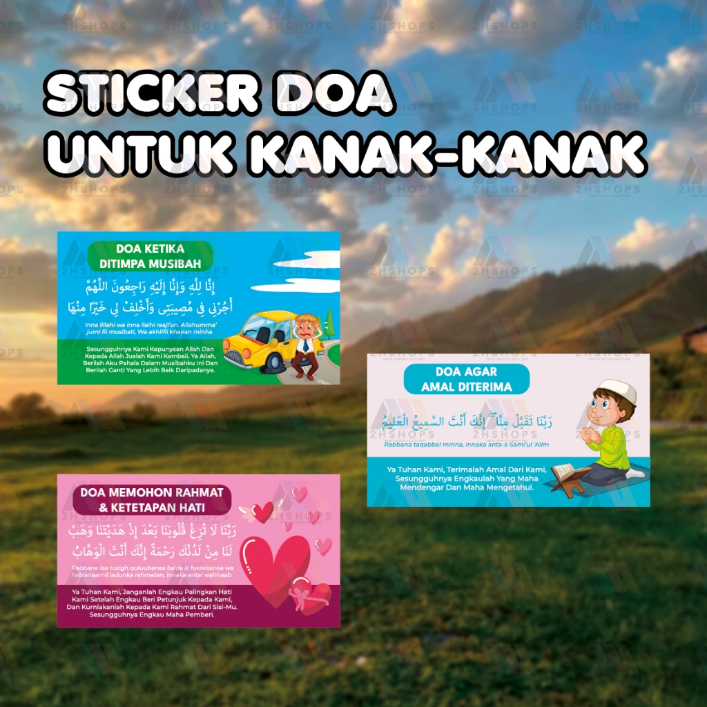 STICKER DOA UNTUK KANAK-KANAK| DOA KETIKA DITIMPA MUSIBAH | DOA AGAR ...