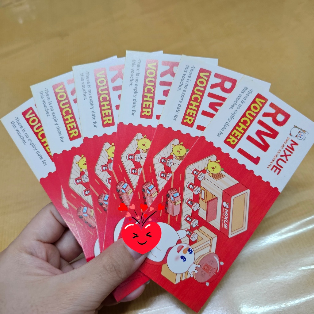 【Mixue Malaysia】Mixue Ice Cream Tea Rm 1 Voucher For All Outlet (BUY 10 ...