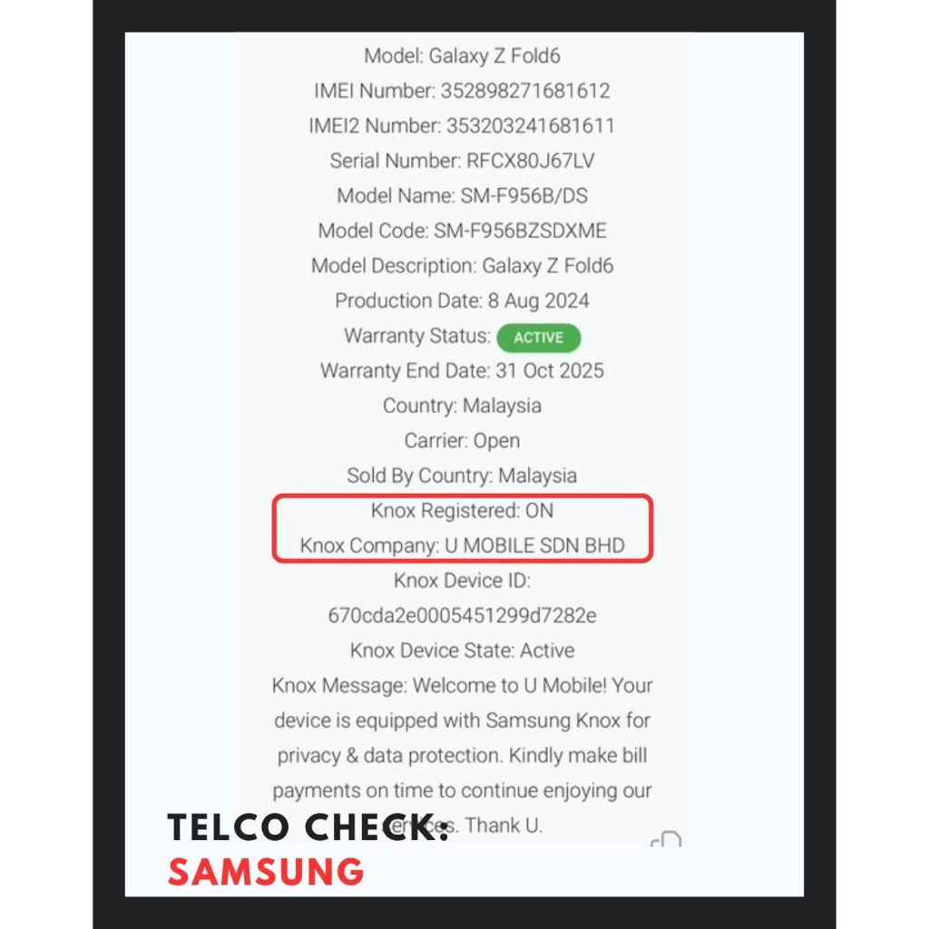 SAMSUNG TELCO FAST CHECKER 2MINS | Shopee Malaysia
