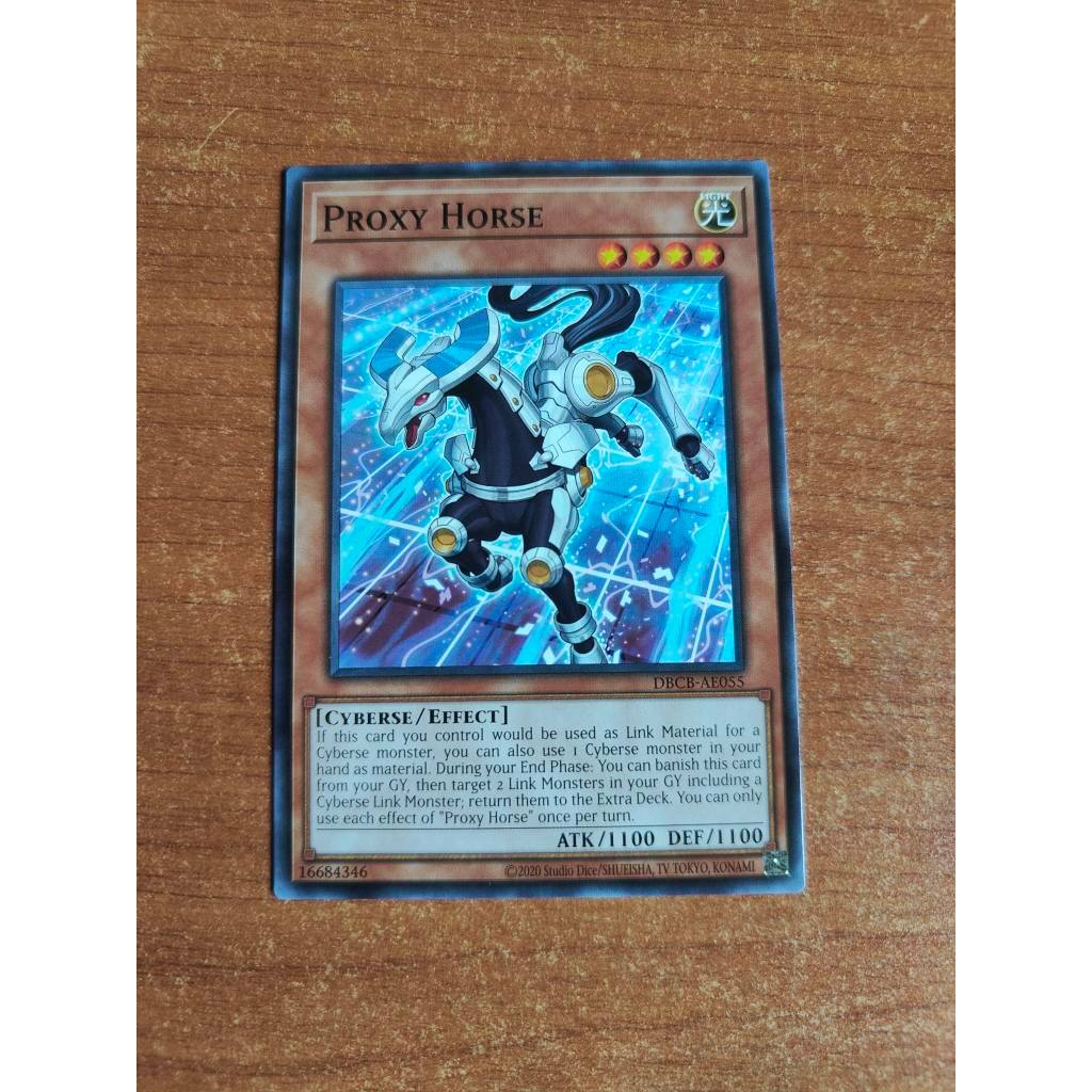 Yugioh: DBCB-AE055 Proxy Horse (N/NPR) | Shopee Malaysia