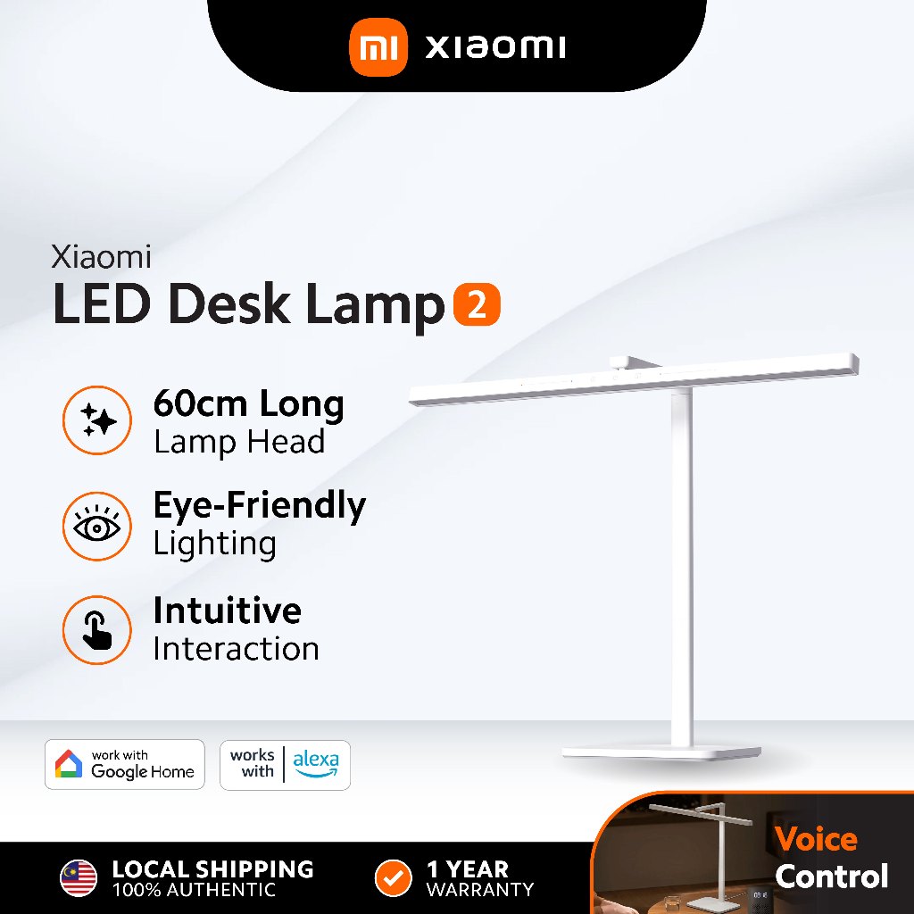 Xiaomi LED Desk Lamp 2 | High Colour Accuracy | Touch-Sensitive ...