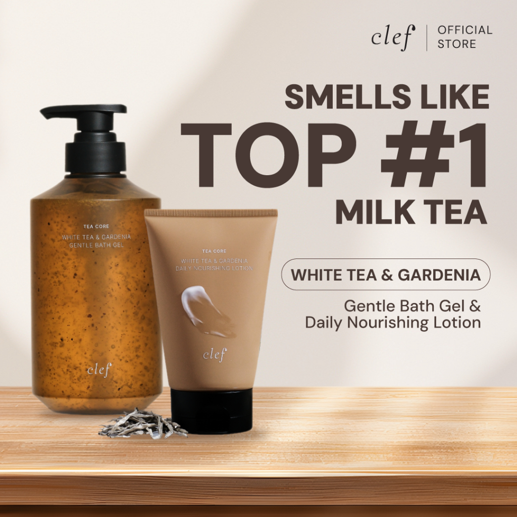 [READY STOCK] CLEF Tea Core White Tea & Gardenia Gentle Bath Gel ...