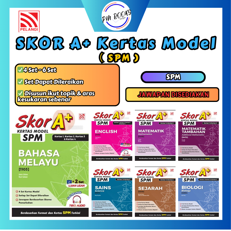 [PMBOOK] PELANGI Kertas Model SKOR A+ SPM 2025 Skor A Kertas Model SPM Matematik Skor a Kertas ...