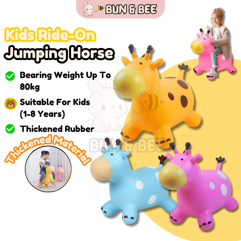 Extra Thick Jumping Horse Inflatable Baby Toys Rubber Indoor Sports ...