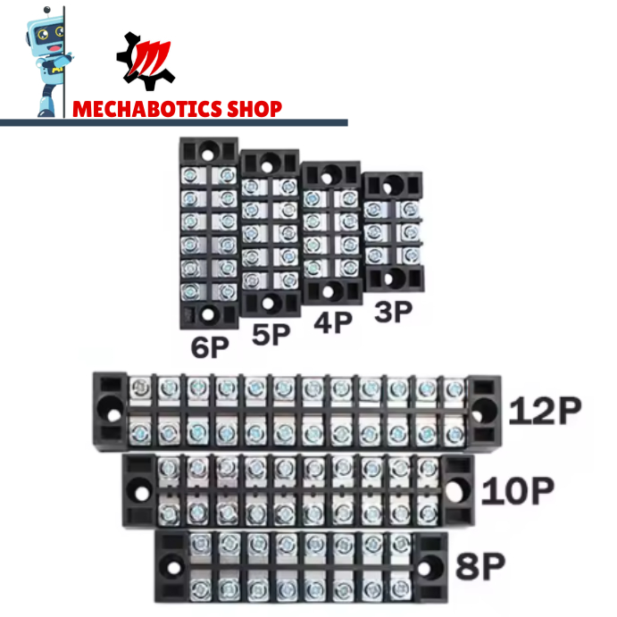 Terminal Block/Terminal Screw TB15 TB-15 3/6/12 Fixed Barrier 600v 15A Fixed Type Terminal ...