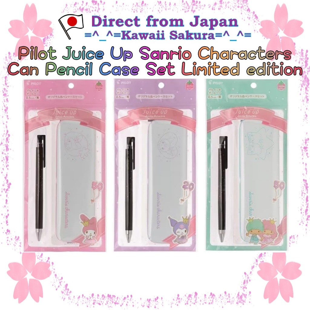 【Limited edition】Pilot Juice Up Sanrio character can pencil case set ...