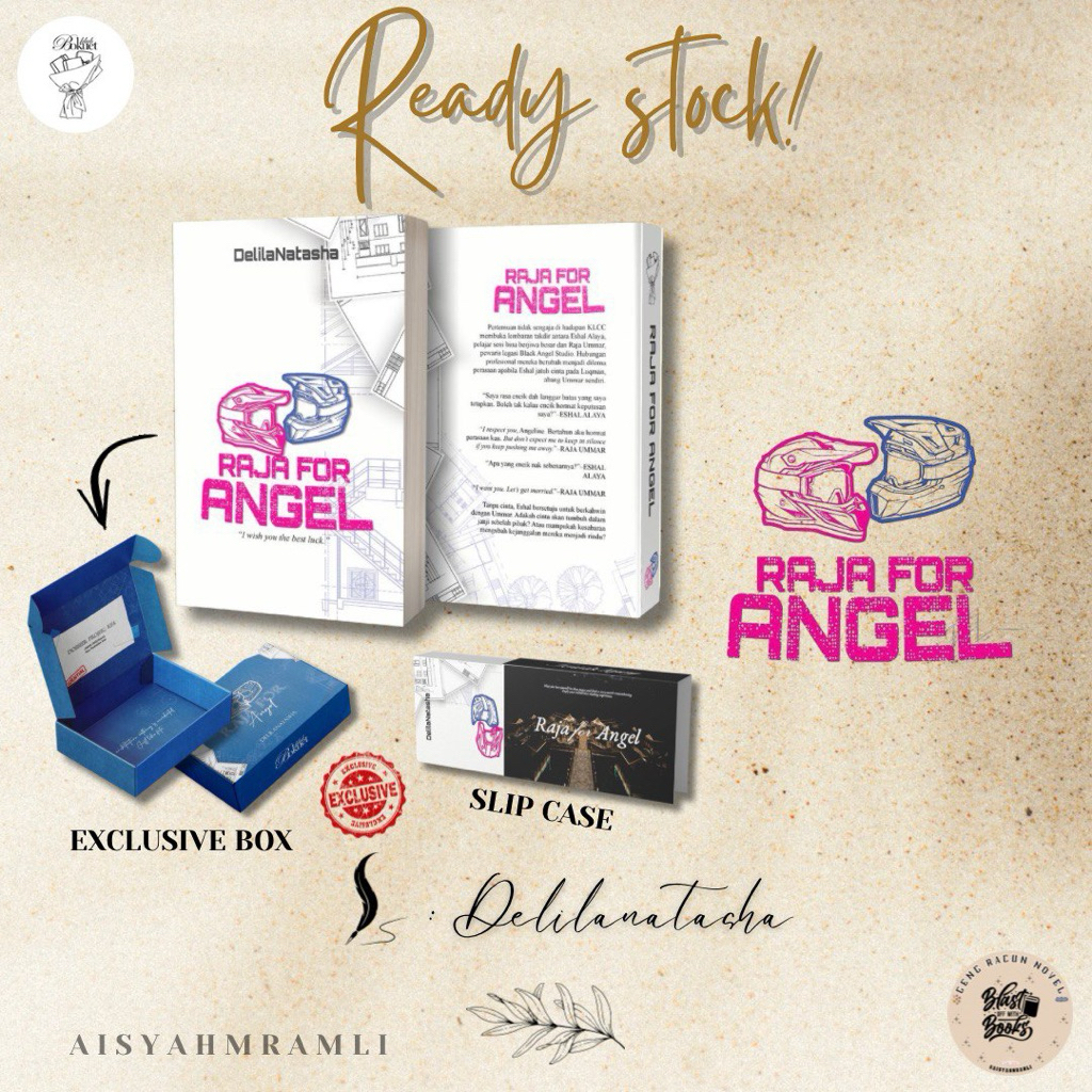 NOVEL RAJA FOR ANGEL - DELILANATASHA (DEFECT) | Shopee Malaysia