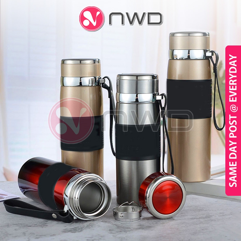 𝗗𝗢𝗨𝗕𝗟𝗘 𝗪𝗔𝗟𝗟 》 Thermal Flasks SUS 316 Stainless Steel Thermos Bottle ...