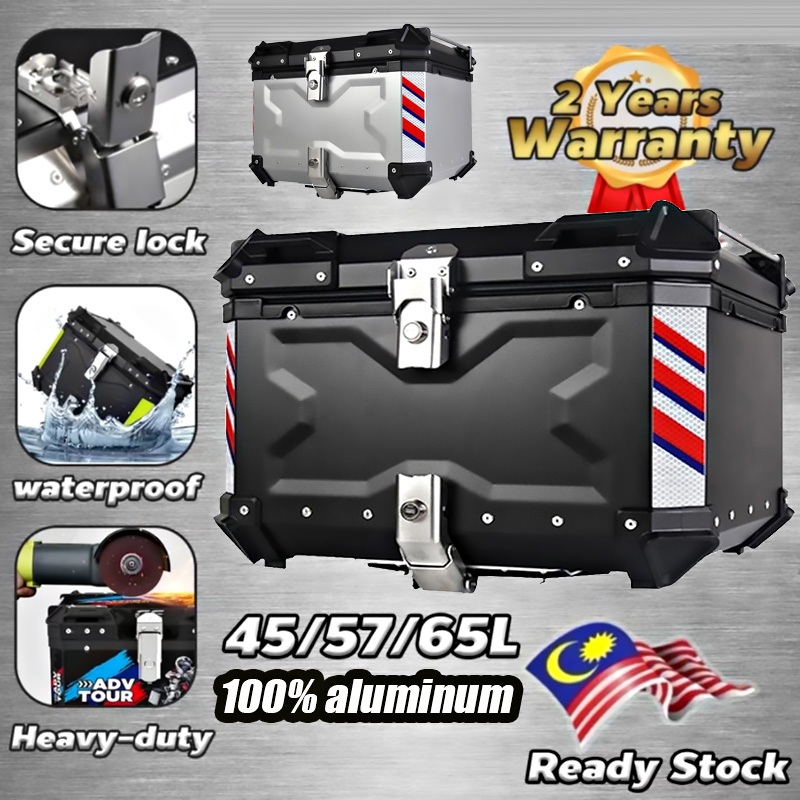 Aluminium Alloy Top Box Motorcycle 45/55/65L Used for ADV XMAX V2 NMAX ...