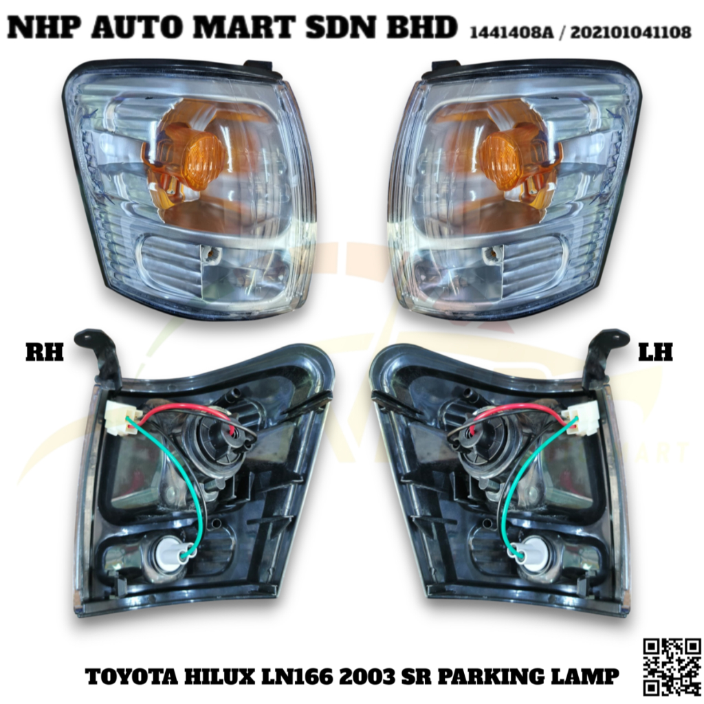 TOYOTA HILUX KDN165 / LN166 / SR TURBO 2003 YEAR FRONT PARKING CORNER ...