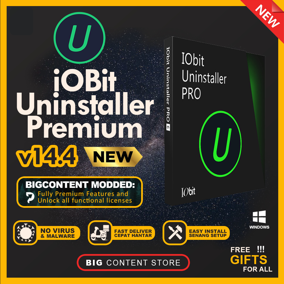 IObit Uninstaller Pro v14.3 NEW 💯 EASY INSTALL SOFTWARE 💯 LIFETIME ...