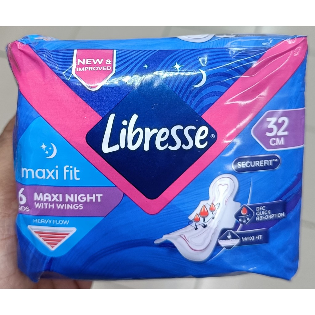 Libresse - Maxi Fit 32 cm (With Wings) | Shopee Malaysia