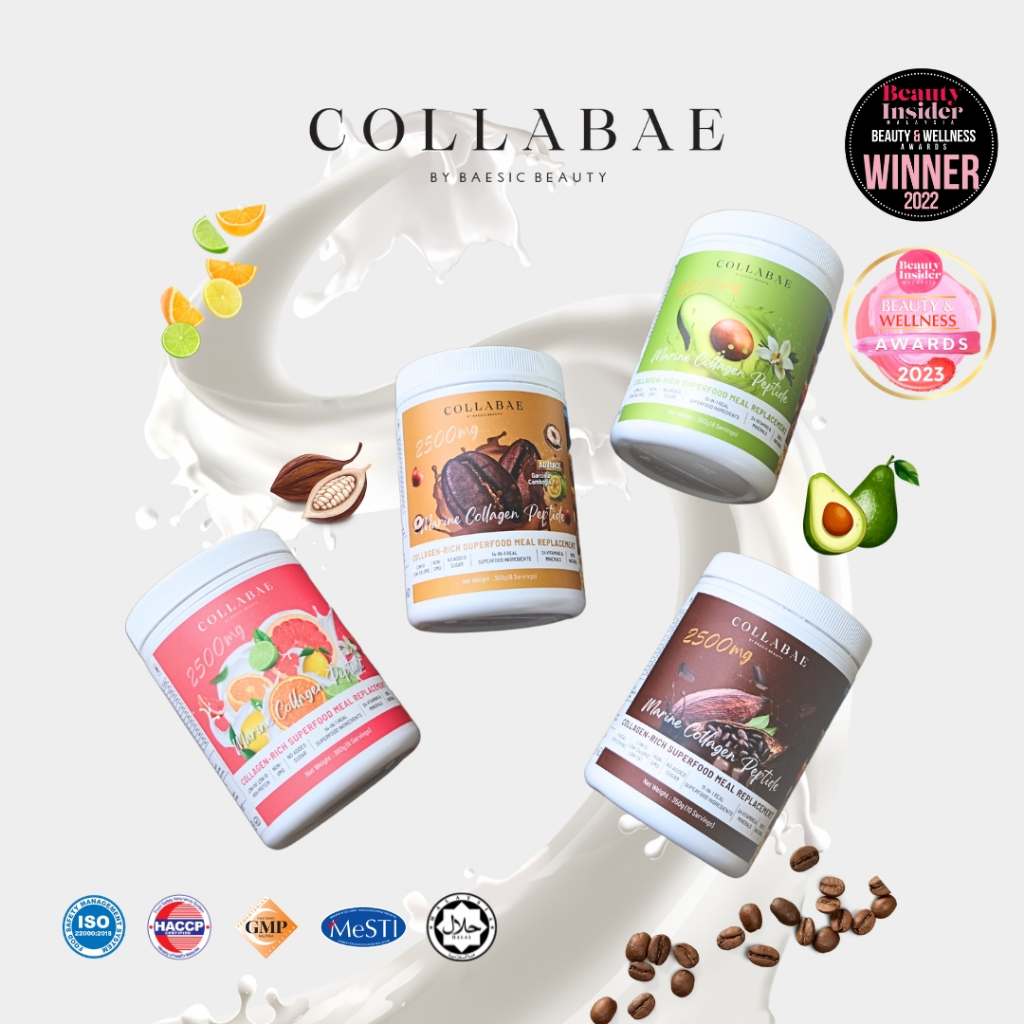 COLLABAE Superfood Meal Replacement HALAL Collagen Drink Protein Shake Weight Loss Diet【NO SUGAR ...
