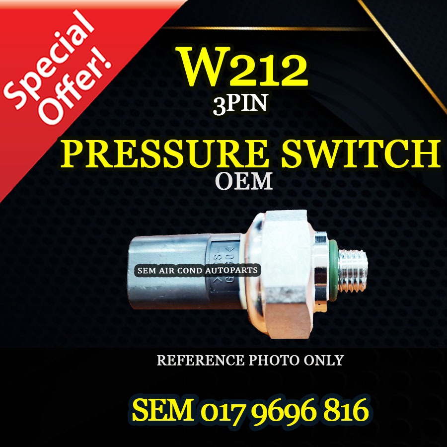 MERCEDES-BENZ W212 OEM TAIWAN NEW 3 PIN PRESSURE SWITCH/ SUIS (CAR AC AIRCOND SYSTEM) | Shopee ...