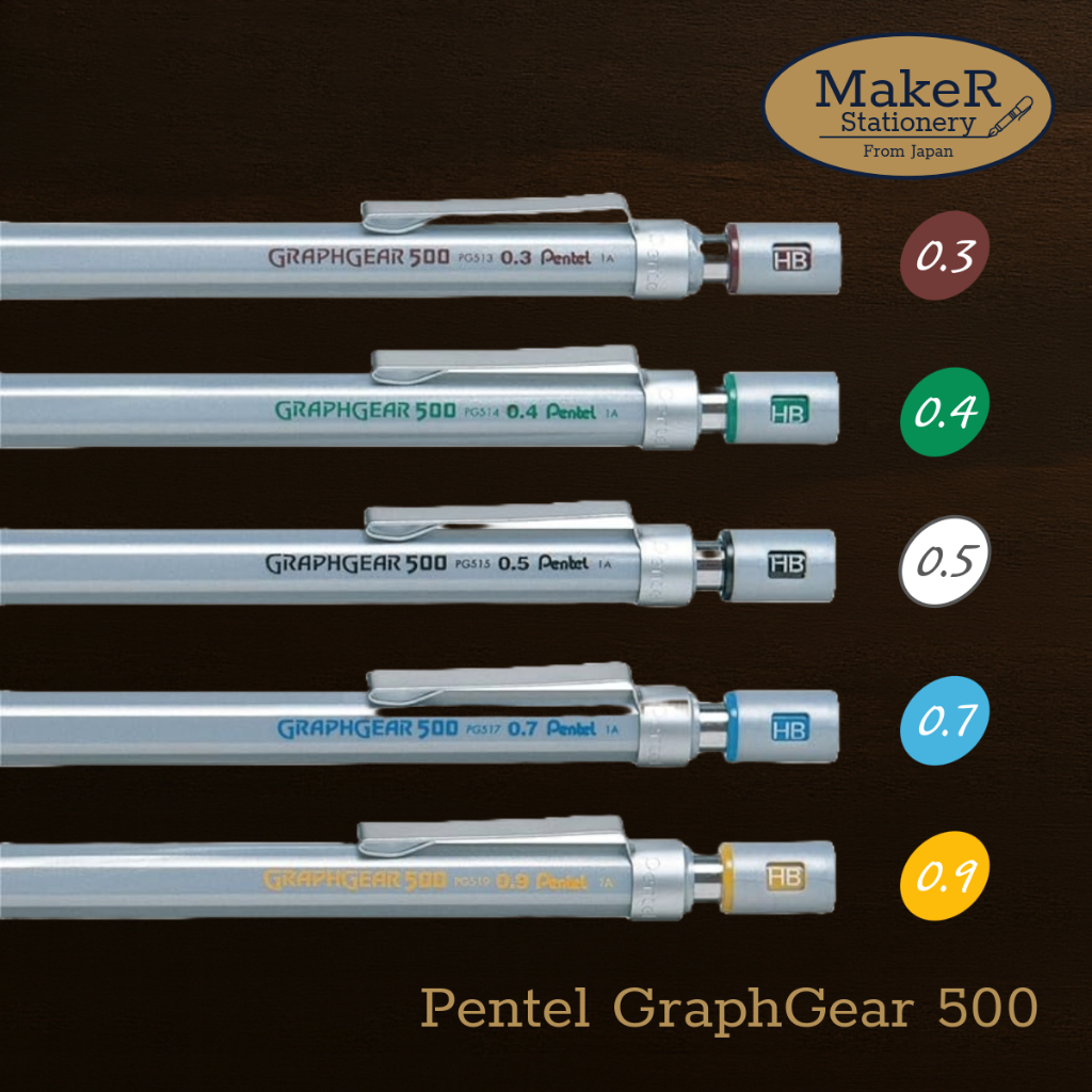 Pentel Graph Gear 500 Mechanical Pencil / From Japan | Shopee Malaysia
