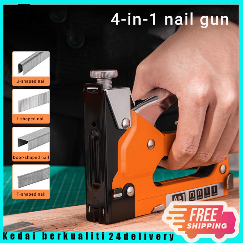 Heavy Duty 4 In 1 Multitool Nail Staple Gun Stapler Stapling Machine ...