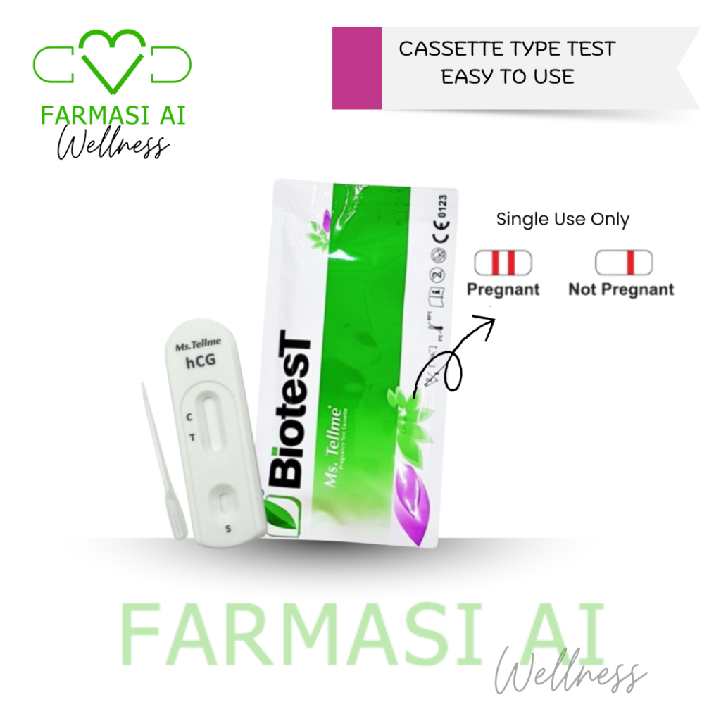Biotest Ms.Tellme Pregnancy Test Casette (Exp Date: 04/2028) | Shopee ...
