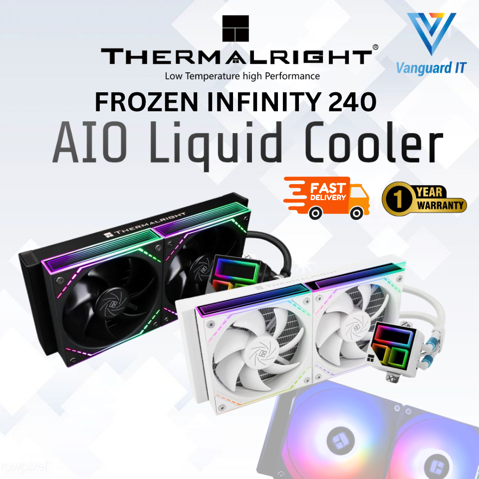 THERMALRIGHT Frozen Infinity 240/360 | WARFRAME 360 [ BLACK/WHITE ...