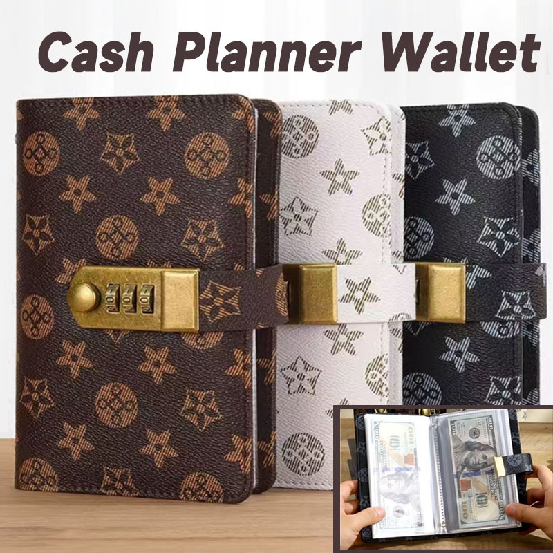 Envelope Money Saving Challenge Cash Deposit Book Pu Leather Waterproof ...