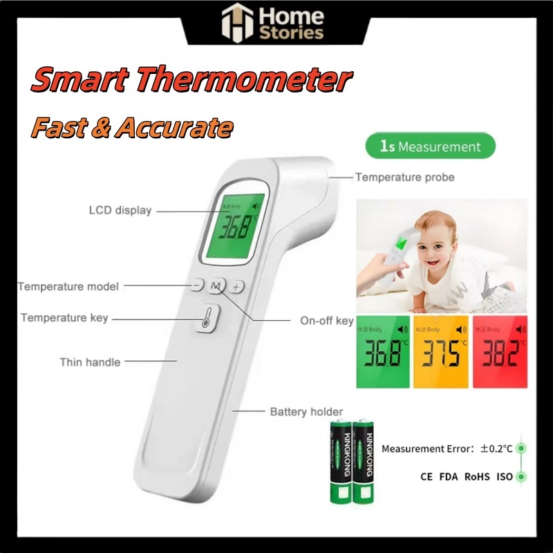 High Accuracy termometer digital Infrared Forehead Thermometer Gun ...