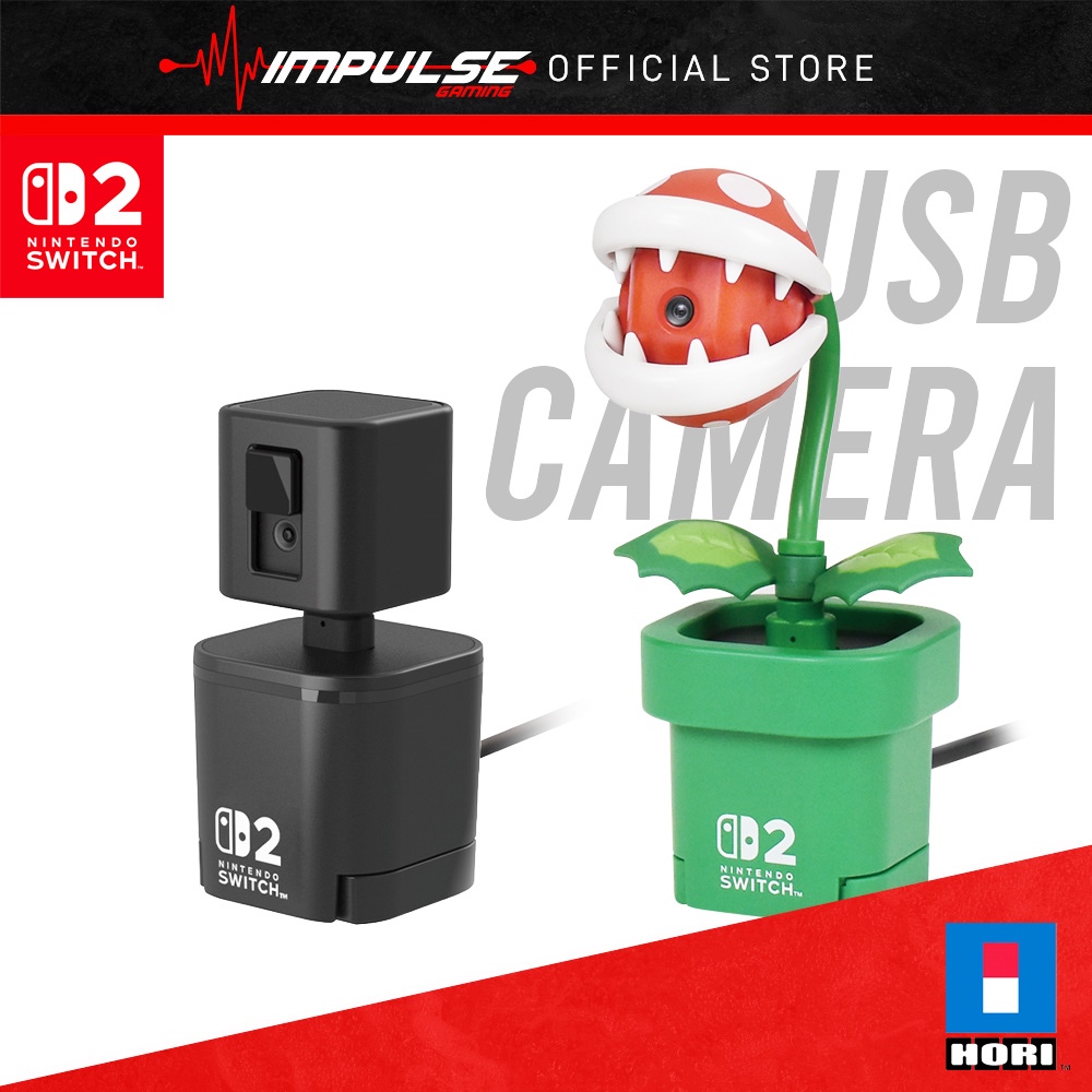 Hori NSW2 Nintendo Switch 2 Super Mario Piranha Plant Camera [NSX-001] / Dual USB Camera [NSX ...