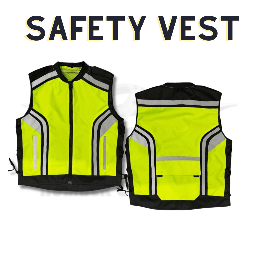 SAFETY VEST REFLECTIVE – WARNA KUNING FLUORESCENT/BLACK (BERZIP ...