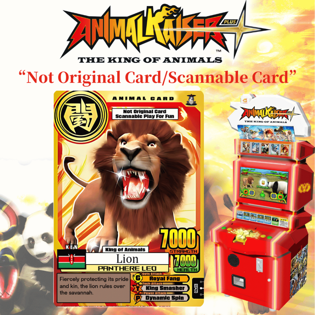 Animal Kaiser Plus + Version 2 Gold Lion "Not Original Card/Scannable ...