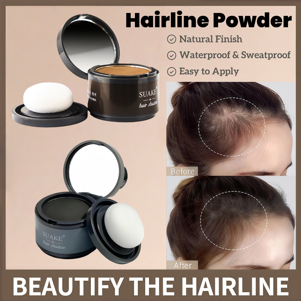Hairline Shadow Powder Natural Coverage,Long-lasting, Waterproof and ...