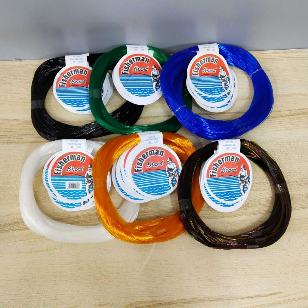 1 Roll 20M - Tali Pancing Nylon Fisherman Fisherman Nylon Leader Line ...
