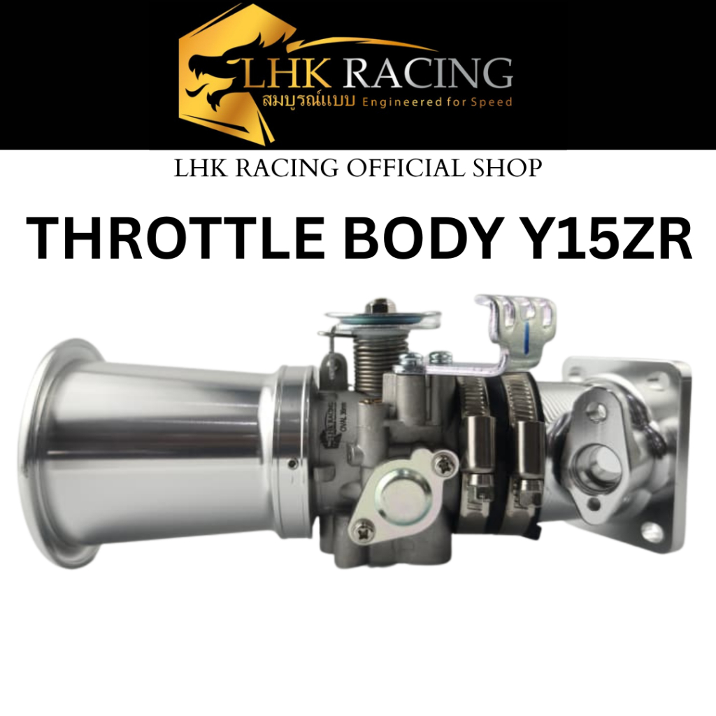 LHK RACING THROTTLE BODY Y15ZR INTAKE CNC WITH TRUMPET | Shopee Malaysia