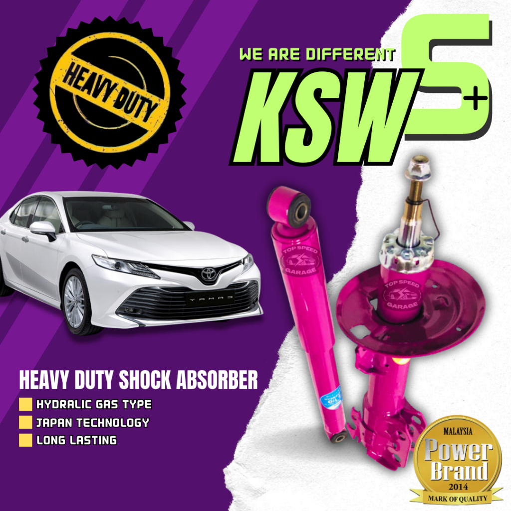 TOYOTA CAMRY ASV70/ASV71 - KSW (GAS) Shock Absorber FRONT & REAR ...