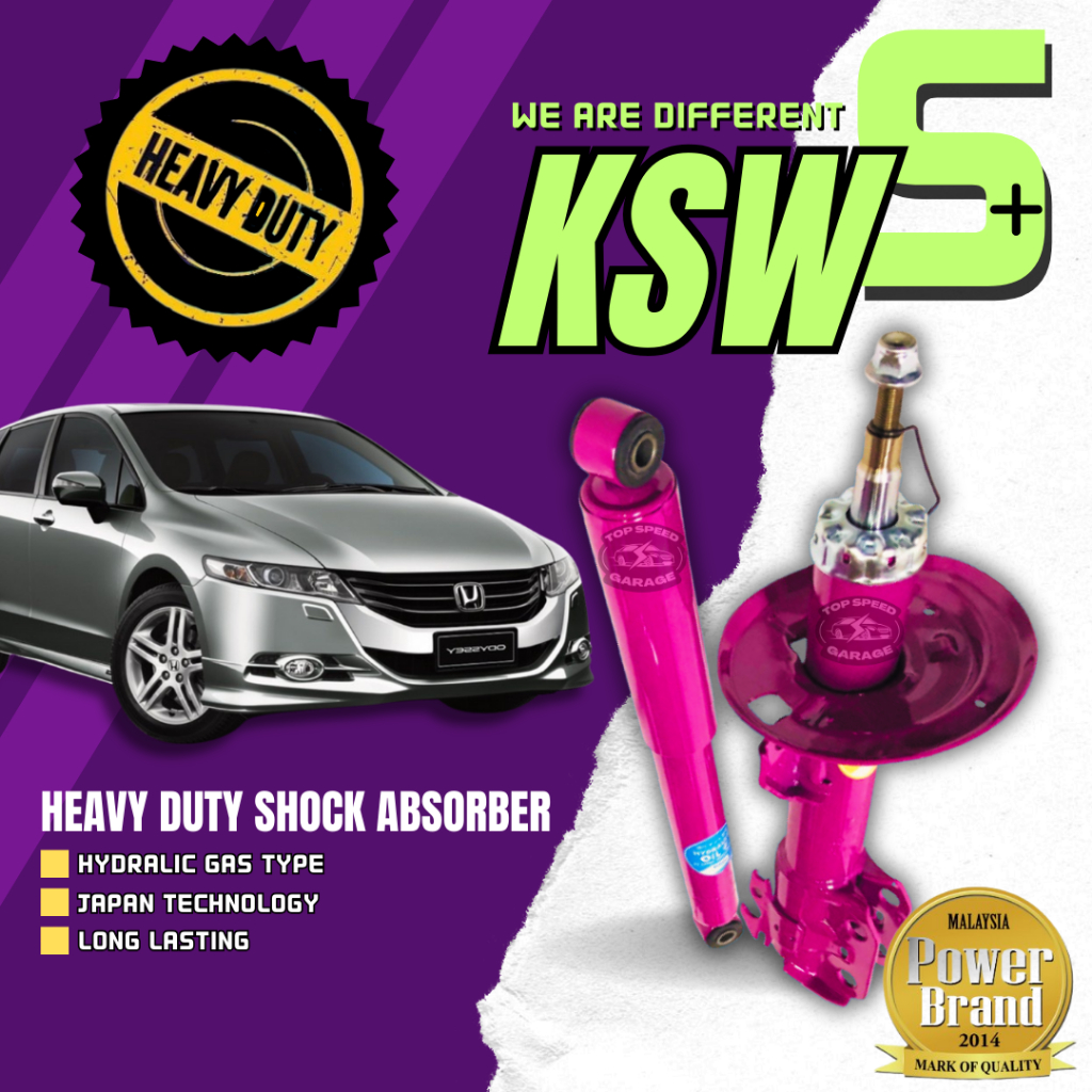 HONDA ODYSSEY RB3 - KSW (GAS) Shock Absorber FRONT & REAR (18Months ...