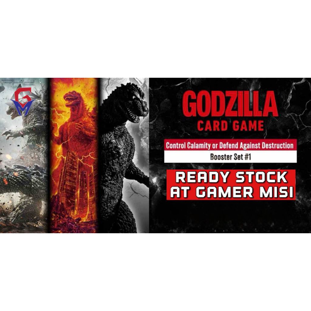 GODZILLA CARD GAME ENGLISH BOOSTER PACK : GODZILLA VS GODZILLA SET 01 ...