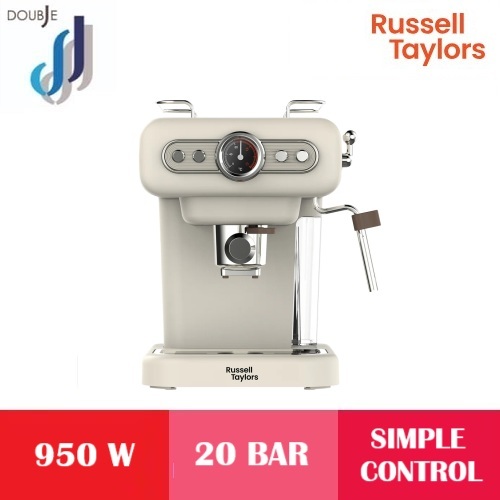 Russell Taylors 20 Bar Espresso Coffee Machine Retro Style Coffee Maker ...