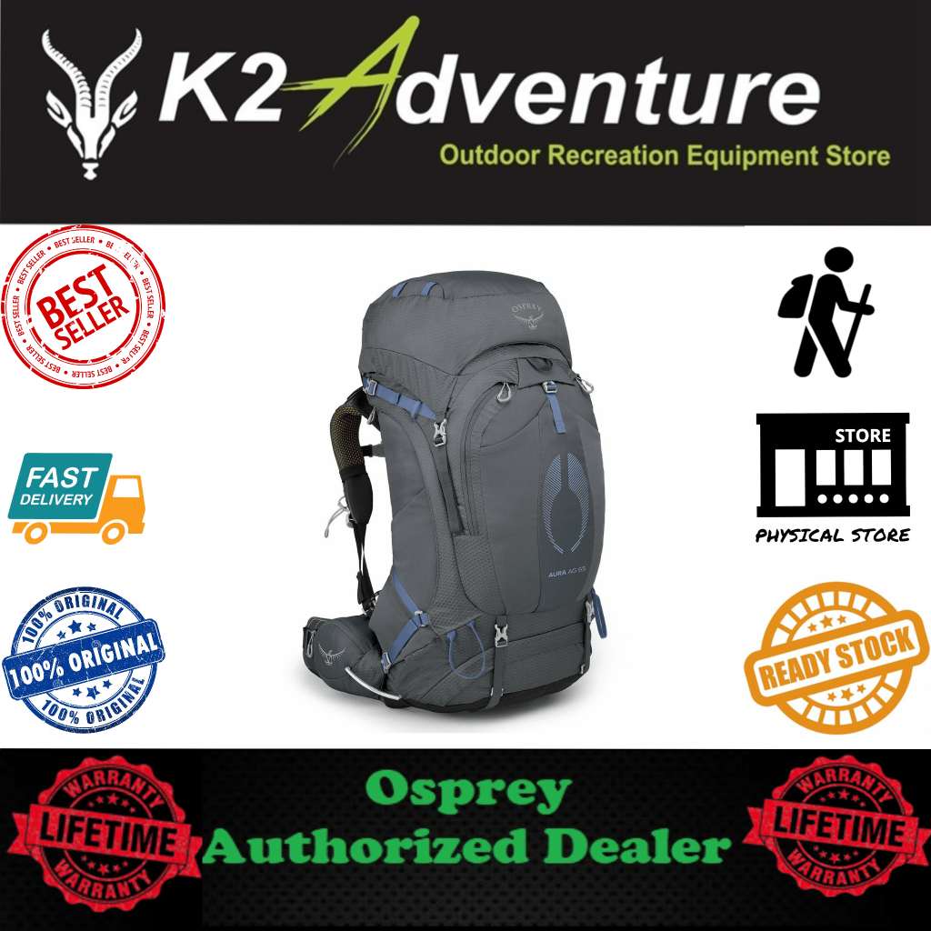 Osprey Aura AG 65L Hiking Backpack(100% Authentic) | Shopee Malaysia
