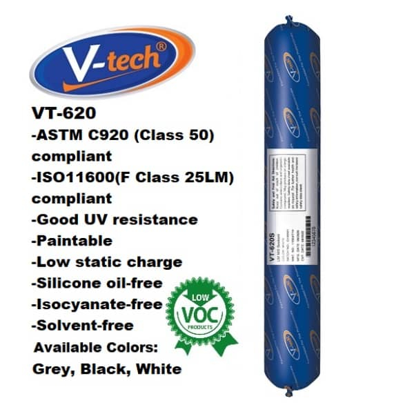 V-TECH VT-620S MS SEALANT 600ML ( PU SEALANT ) VTECH VT620S V TECH VT ...