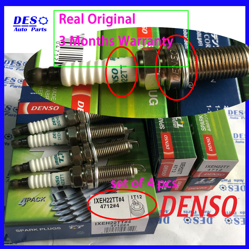 Iridium Power IXEH22TT Spark Plug For Proton Suprima Turbo Iriz Perodua ...