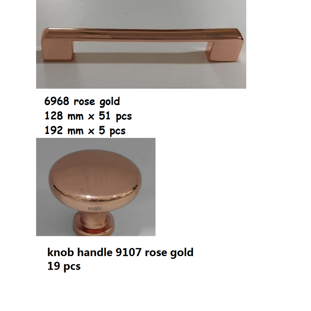 Pemegang tangan Rose Gold Bundle Handle Untuk Customer (Rose Gold ...