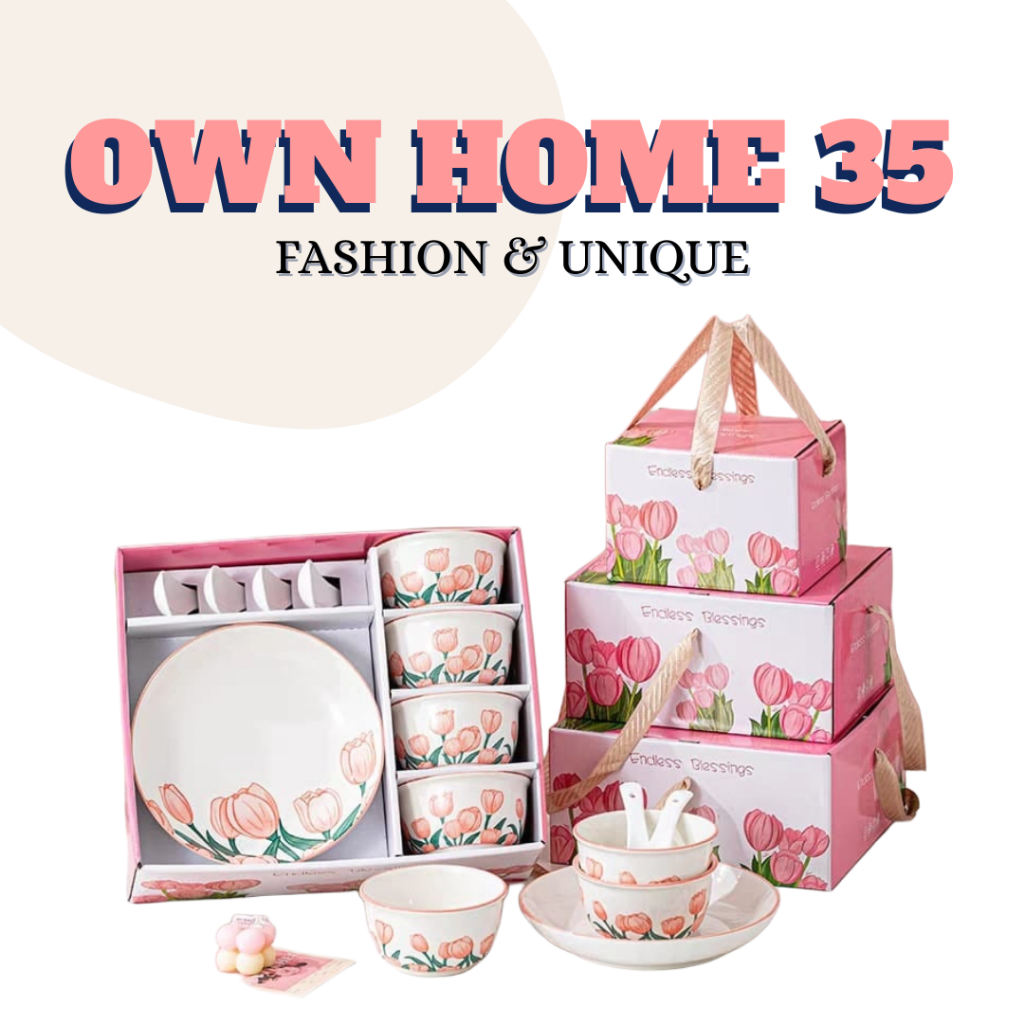 Japanese Style Rice Bowl Porcelain Bowl Ceramic Mangkuk Set Ceramik ...