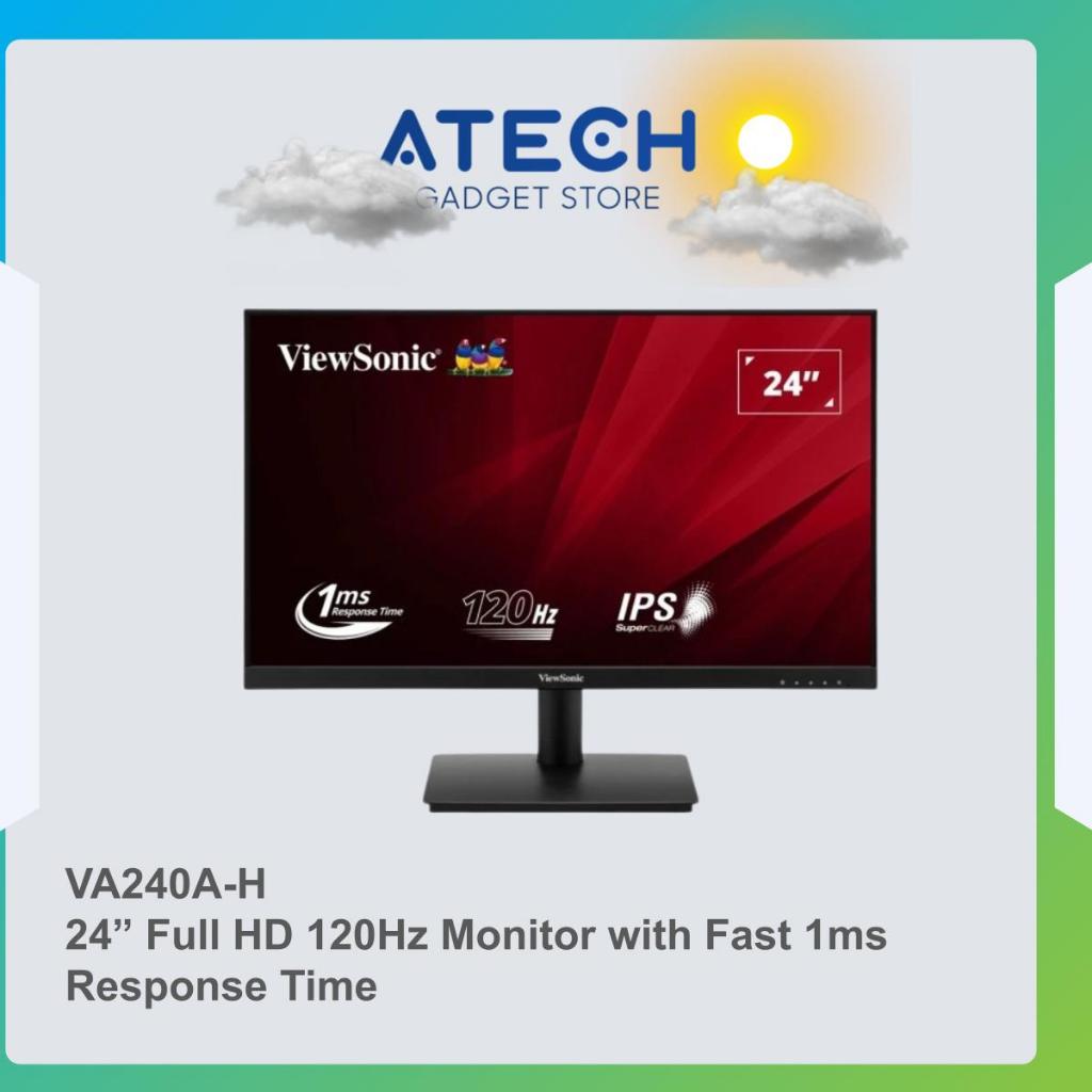 ViewSonic VA240A-H 24” Full HD 120Hz Monitor with Fast 1ms Response ...